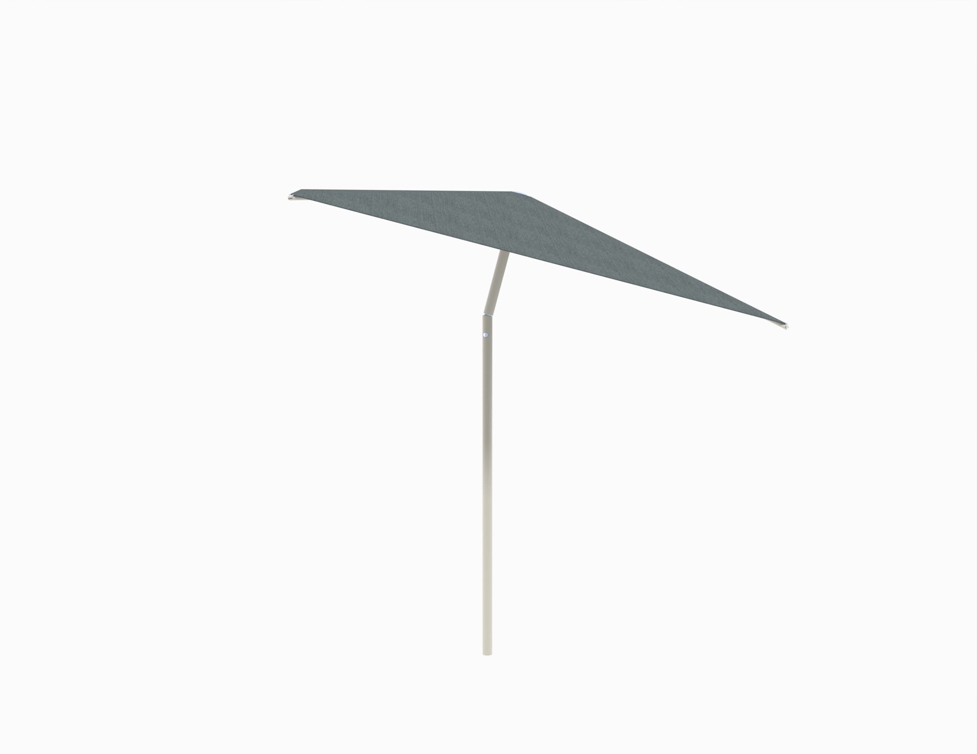 Nata centrale stokparasol met tilt functie vierkant 2.3m met donker ...